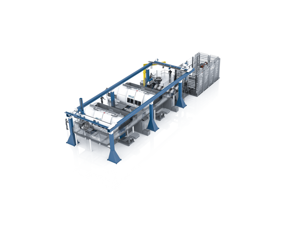 Automation with linear and area gantry - WFL