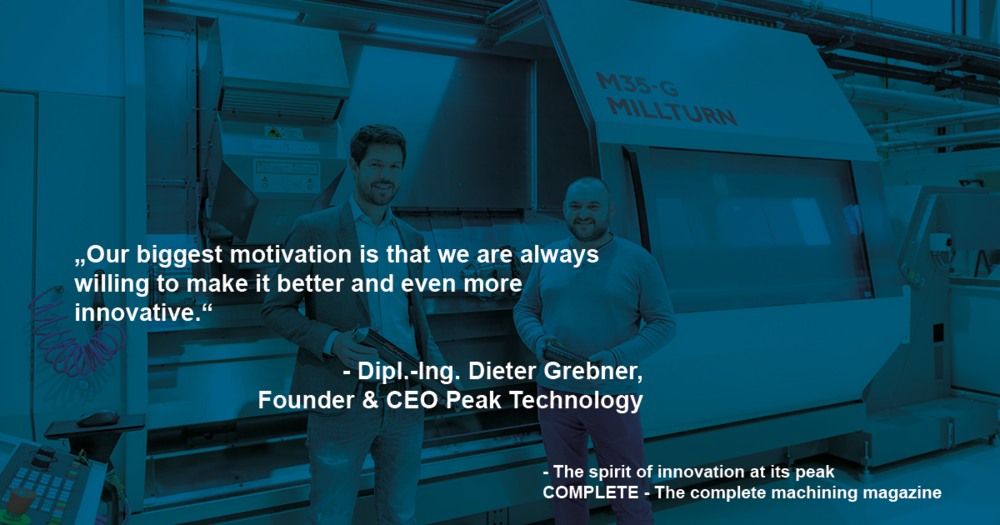 Peak Technology – l’esprit d’innovation mène au sommet - WFL